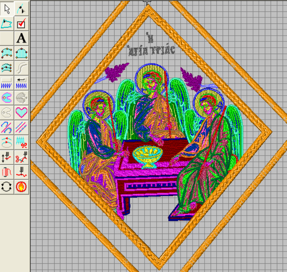 Christian-Patch – EMB digitize